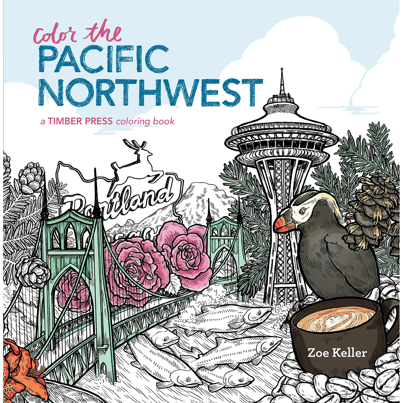 pacific northwest animal coloring pages
